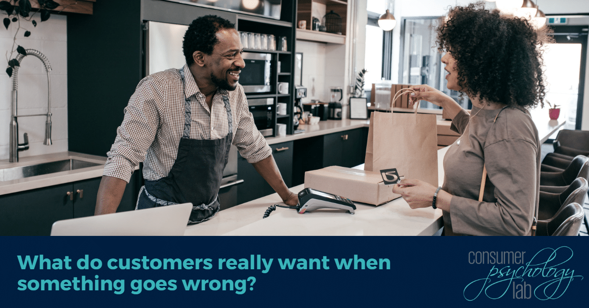 Service recovery - What customers want when things go wrong - Consumer ...